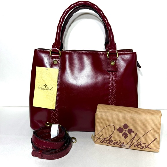 Patricia Nash | Bags | Patricia Nash Dorothy Leather Satchel Purse With ...